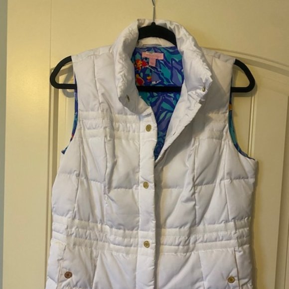Jackets & Coats | Lilly Pulitzer Puffer Vest Resort White | Poshmark